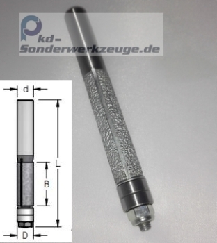 Diamantfräser mit Anlaufring - PKD Sonderwerkzeuge